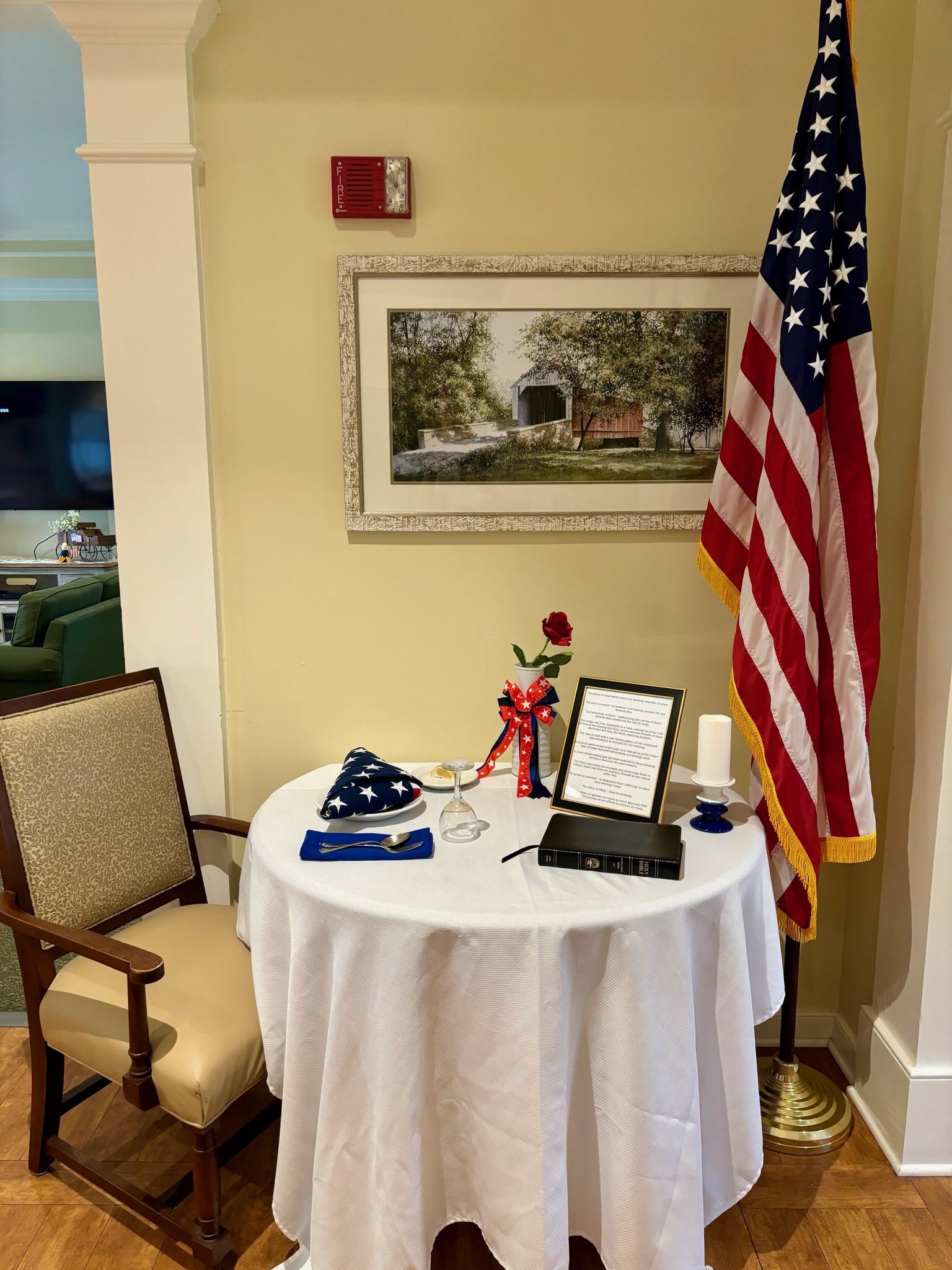 Memorial Day Missing Man Table | Columbia Cottage